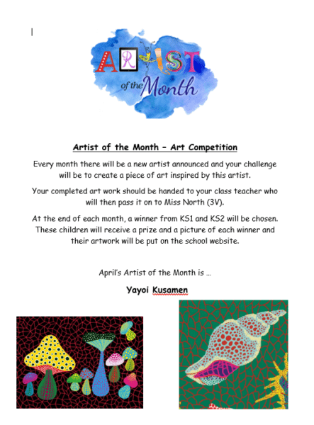 Artist of the Month - St Vincent De Paul RC Primary School